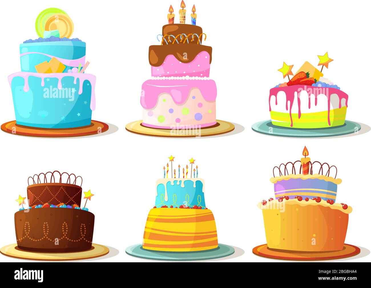 Cartoon cakes hi-res stock photography and images - Alamy