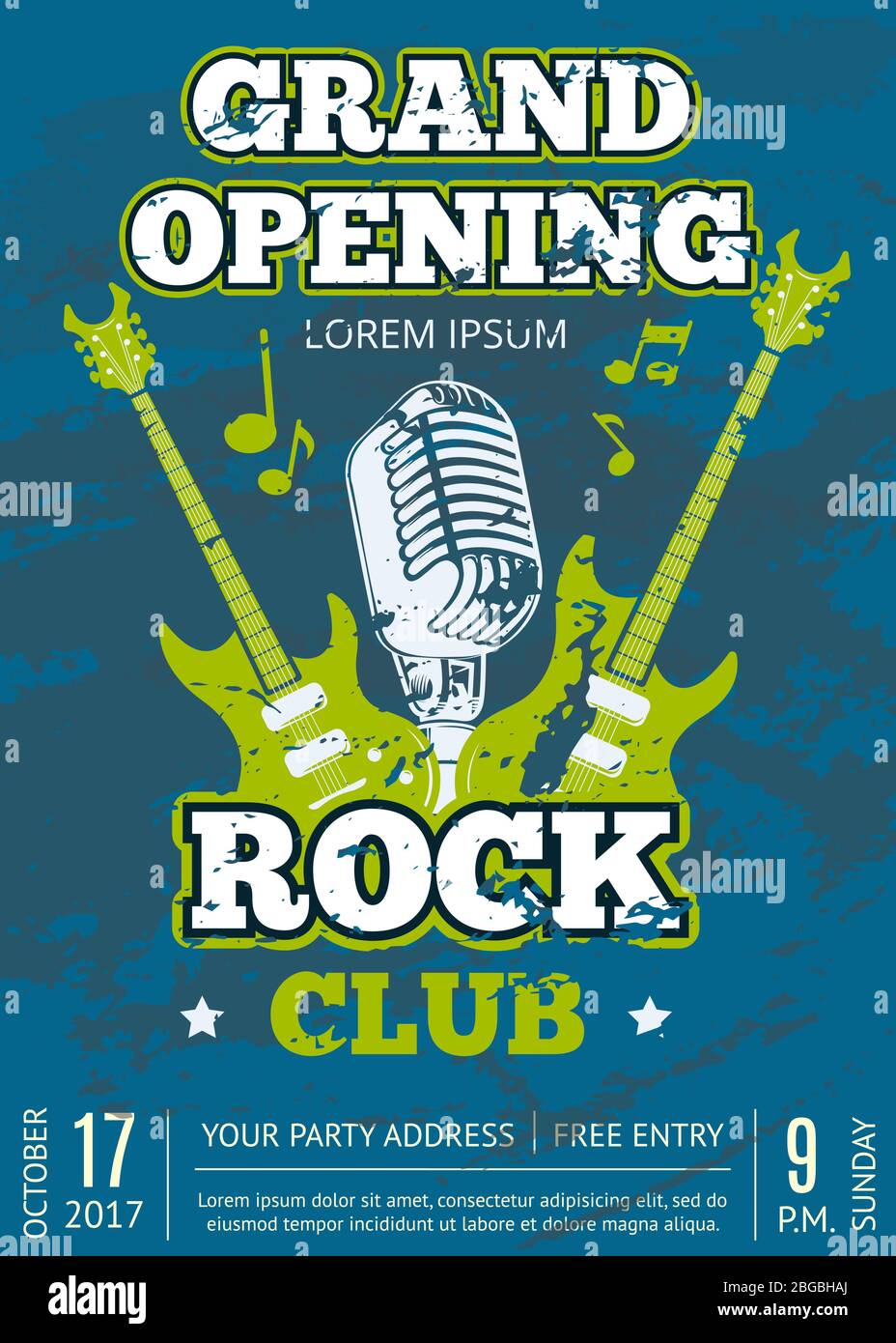 Rock band poster hi-res stock photography and images - Alamy
