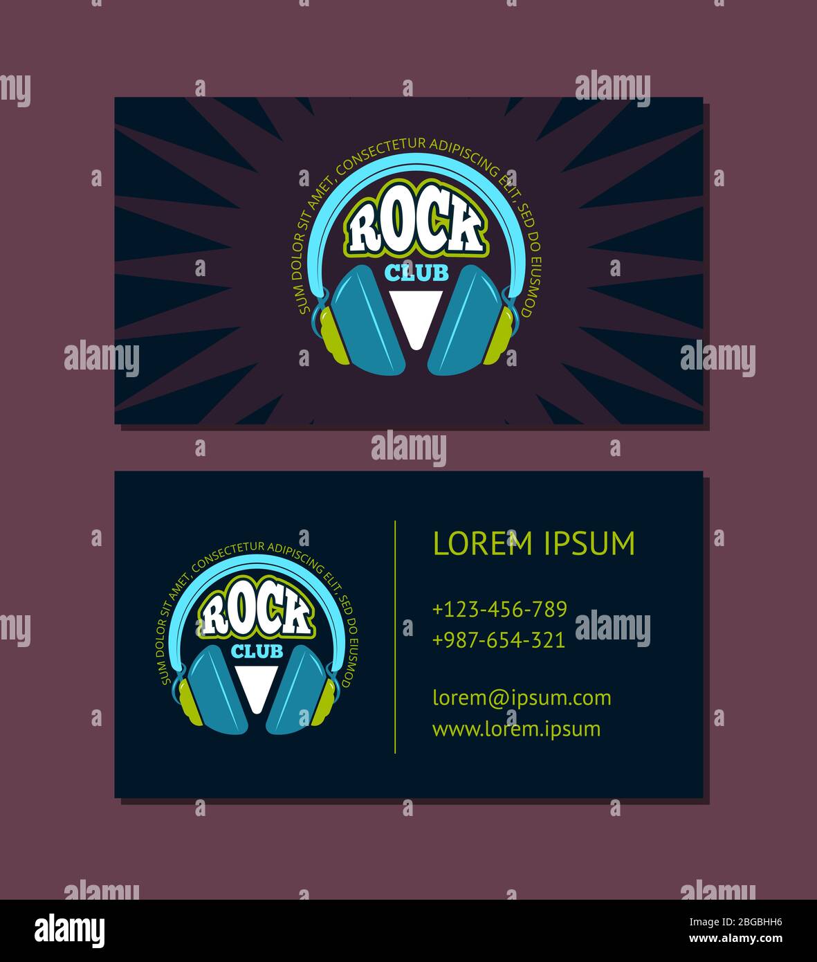 Vector rock music club, music Stock Vector Image & Art - Alamy