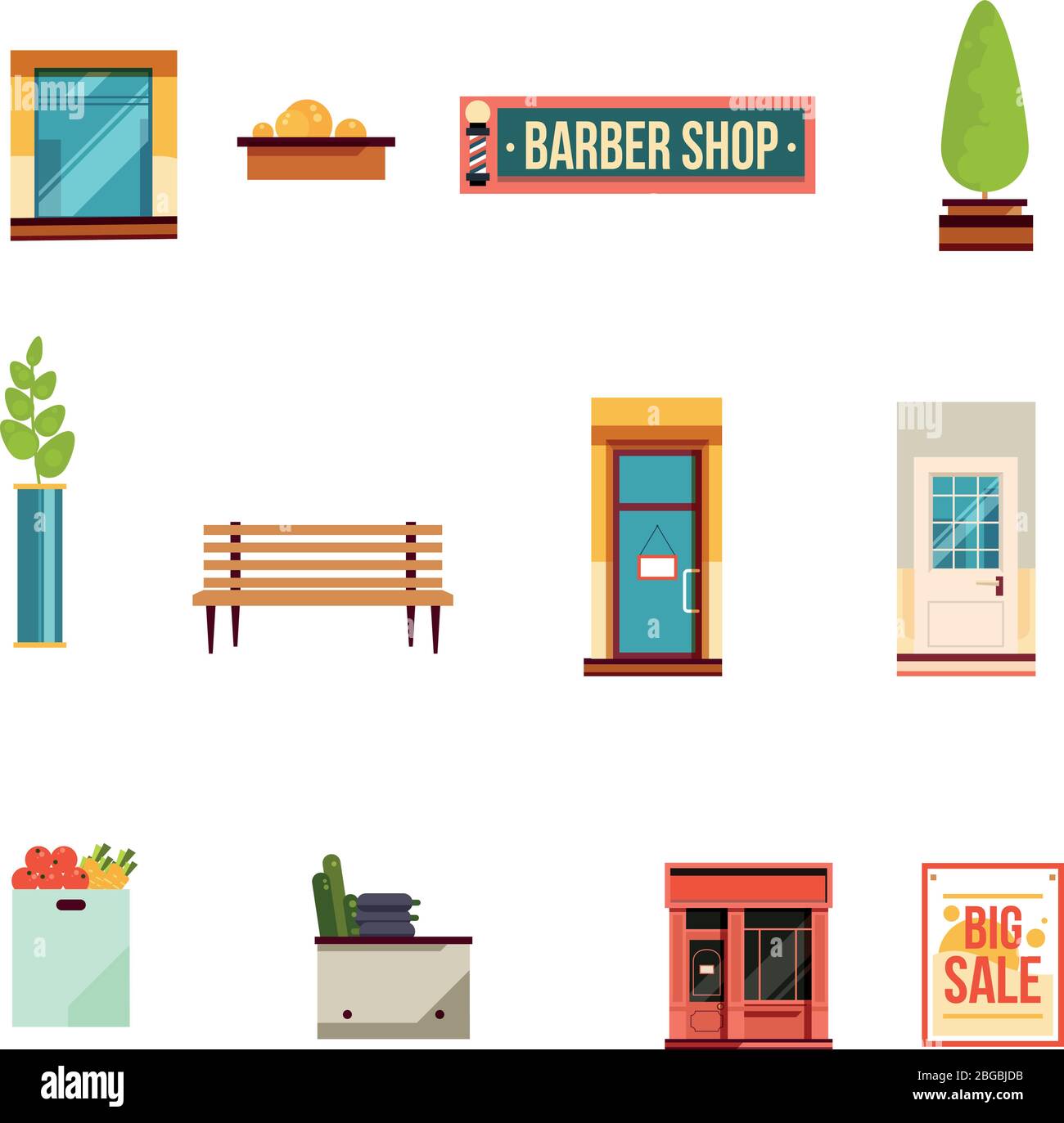 Urban street design Cut Out Stock Images & Pictures - Alamy