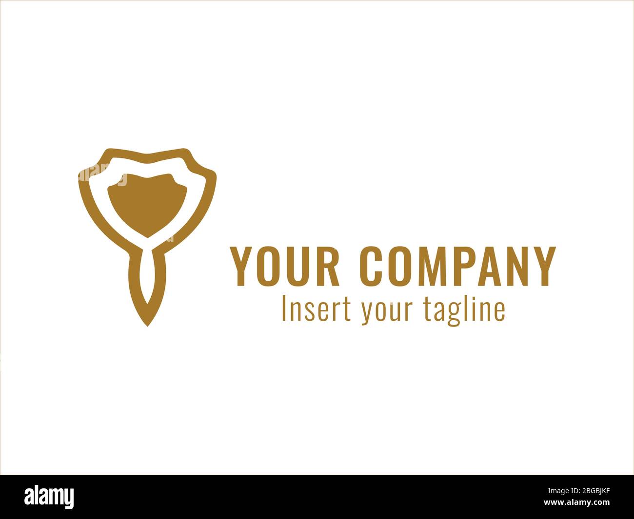 logo gold, design, golden, vector and abstract for commercial use. We ...