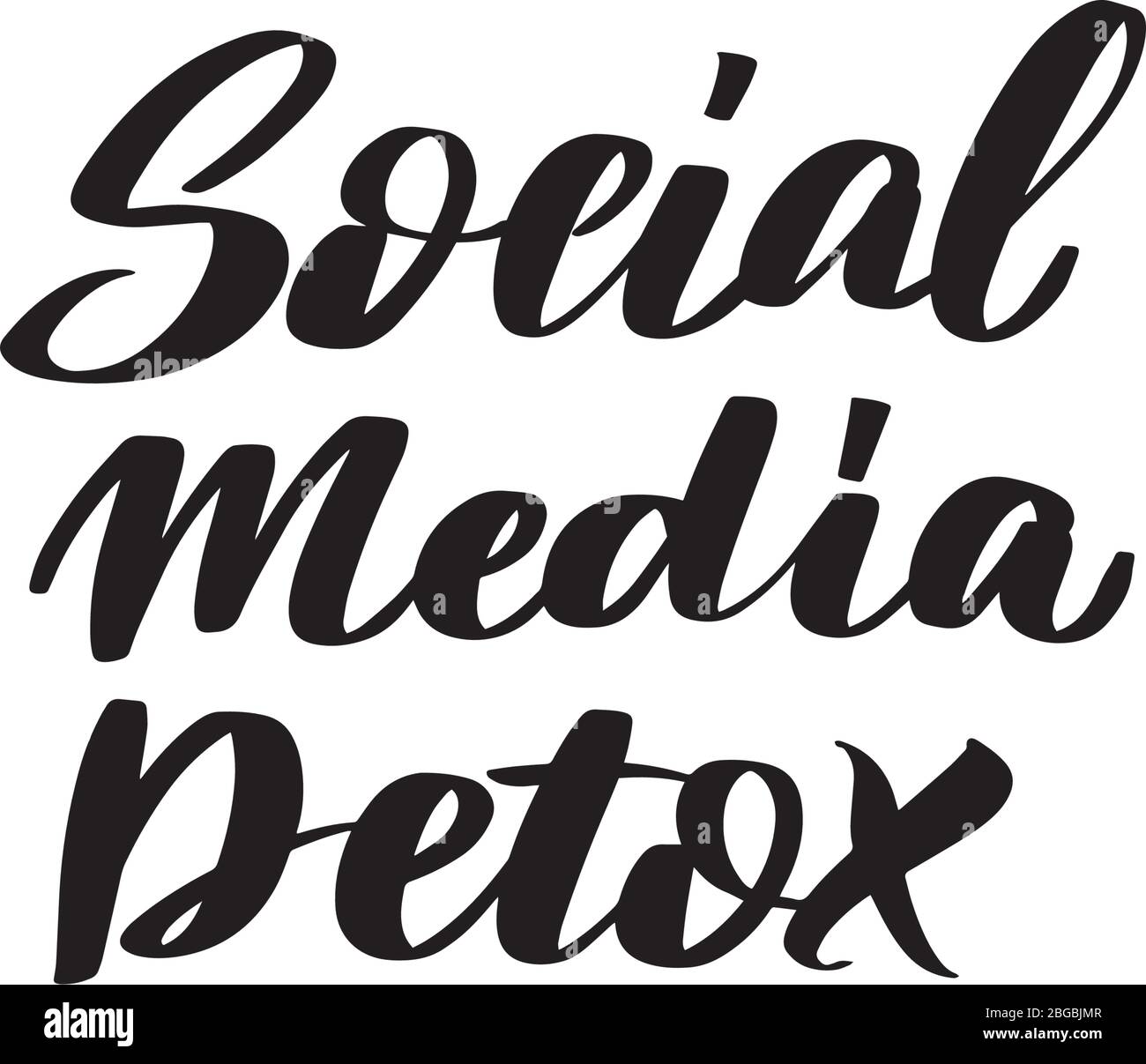 Vector calligraphy illustration isolated on white background Stock ...