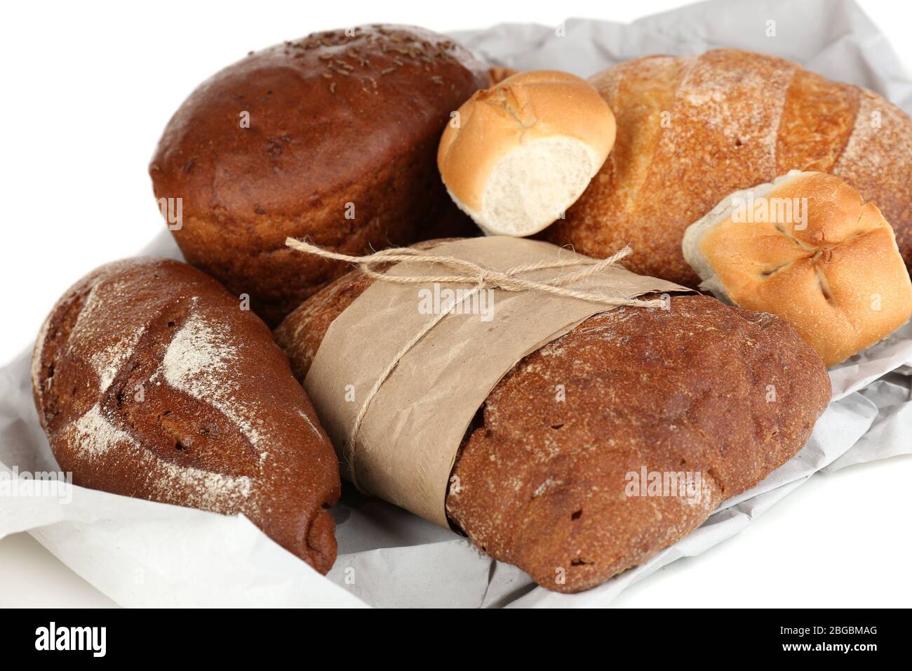 Different types of bread close up Stock Photo - Alamy