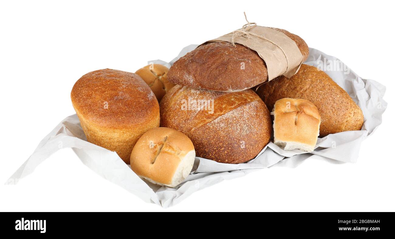 Different types of bread close up Stock Photo - Alamy