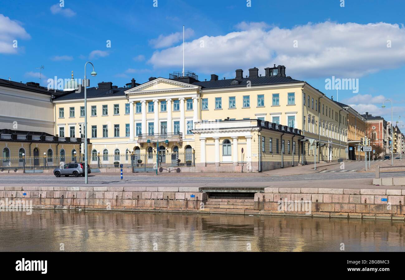 The Presidential Palace in Helsinki, Finland Stock Photo - Alamy