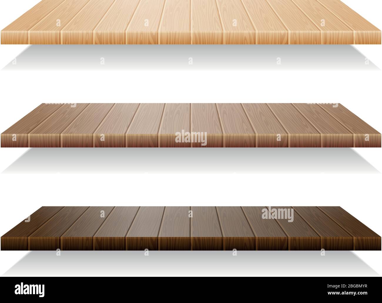 Shelves set Cut Out Stock Images & Pictures - Alamy