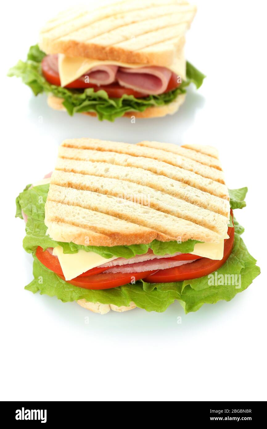 Tasty sandwiches with ham hi-res stock photography and images - Alamy
