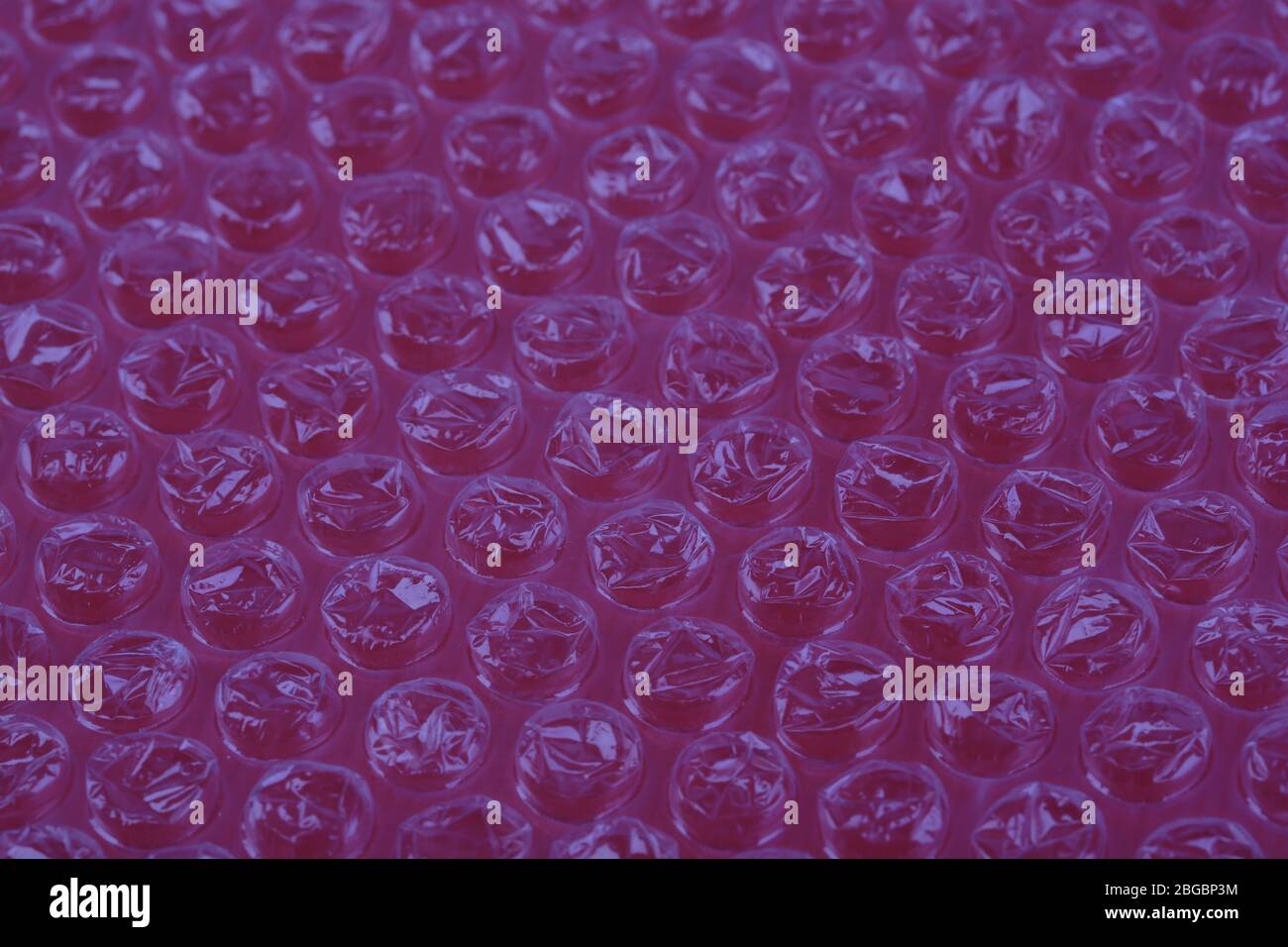 Color plastic bubble packing material, close-up Stock Photo - Alamy