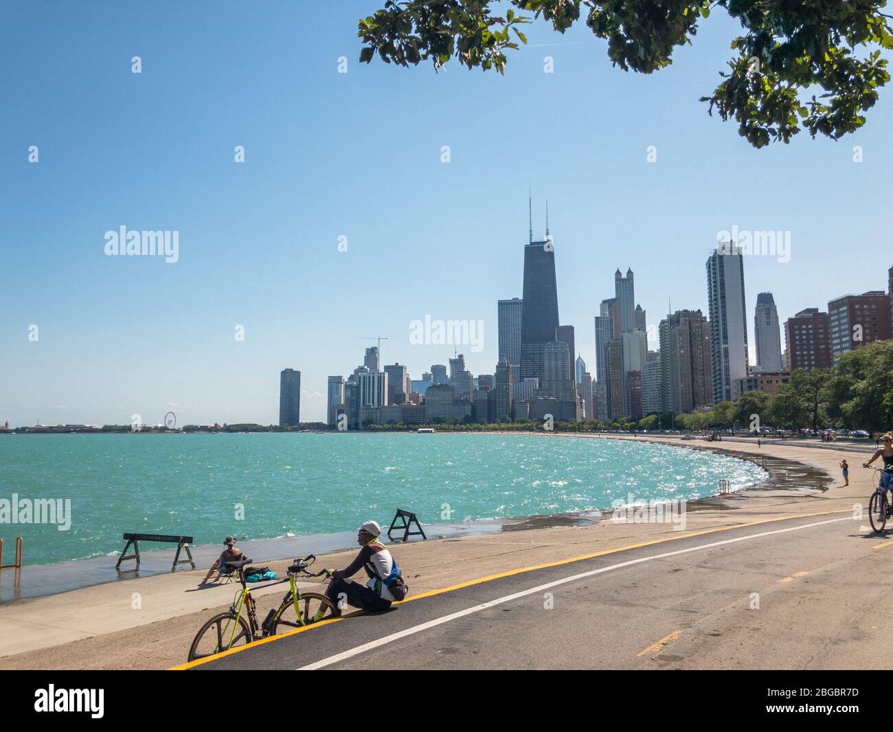 Panorama chicago skyline in hi-res stock photography and images - Alamy