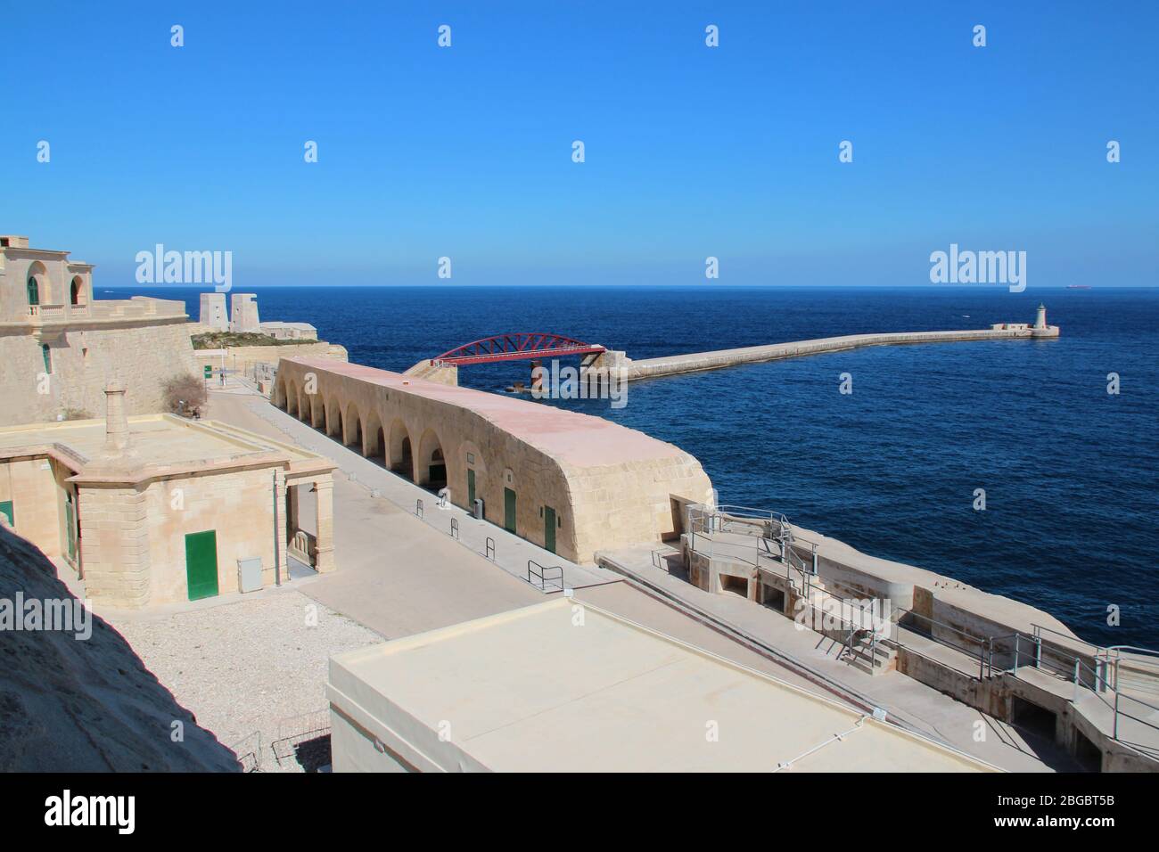 saint-elmo fort in valletta (malta Stock Photo - Alamy