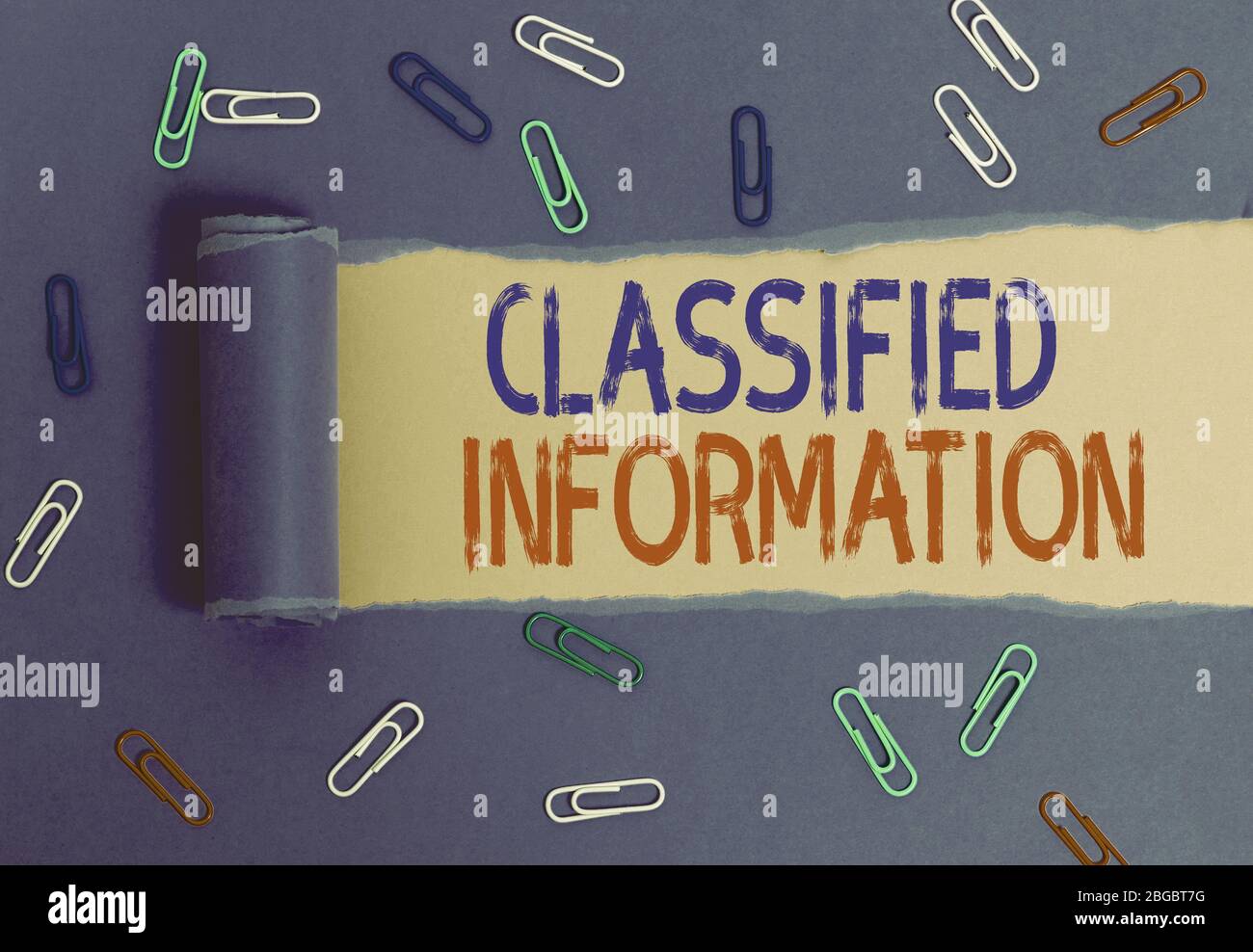 Handwriting text writing Classified Information. Conceptual photo ...