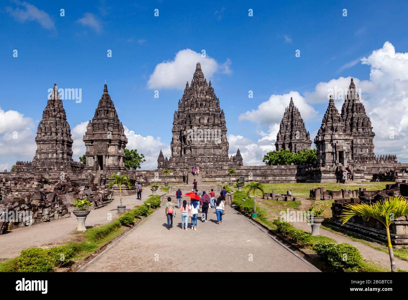 The Prambanan Temple Compounds, Yogyakarta, Central Java, Indonesia ...