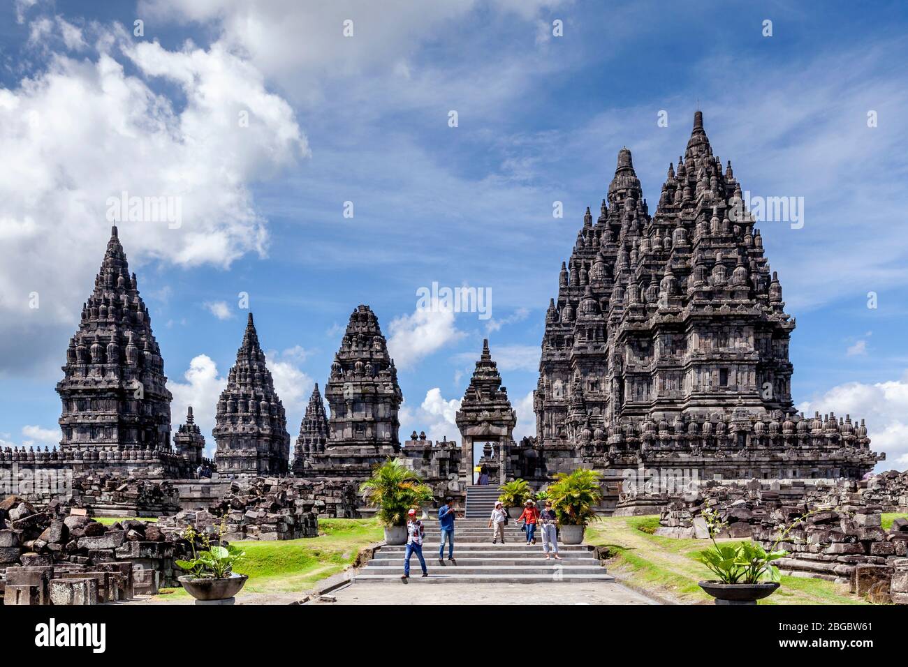 The Prambanan Temple Compounds, Yogyakarta, Central Java, Indonesia ...