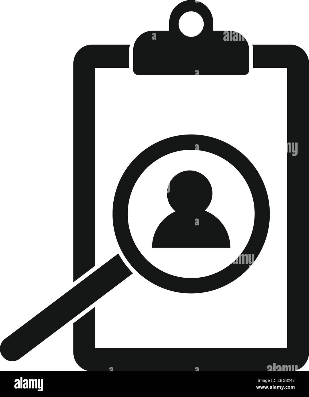 Check job cv clipboard icon. Simple illustration of check job cv ...