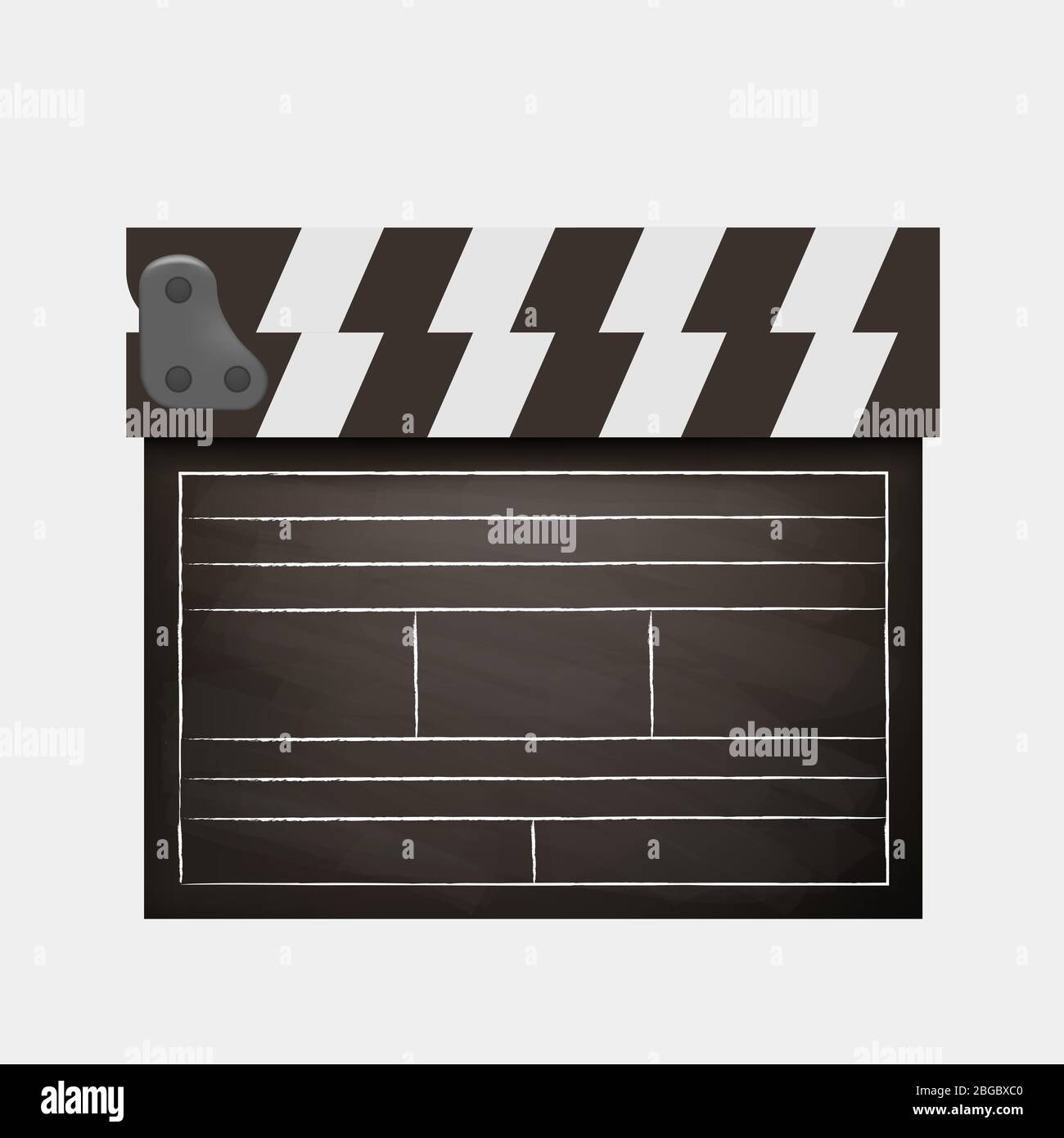 realistic clapper board used black Stock Vector Image & Art - Alamy