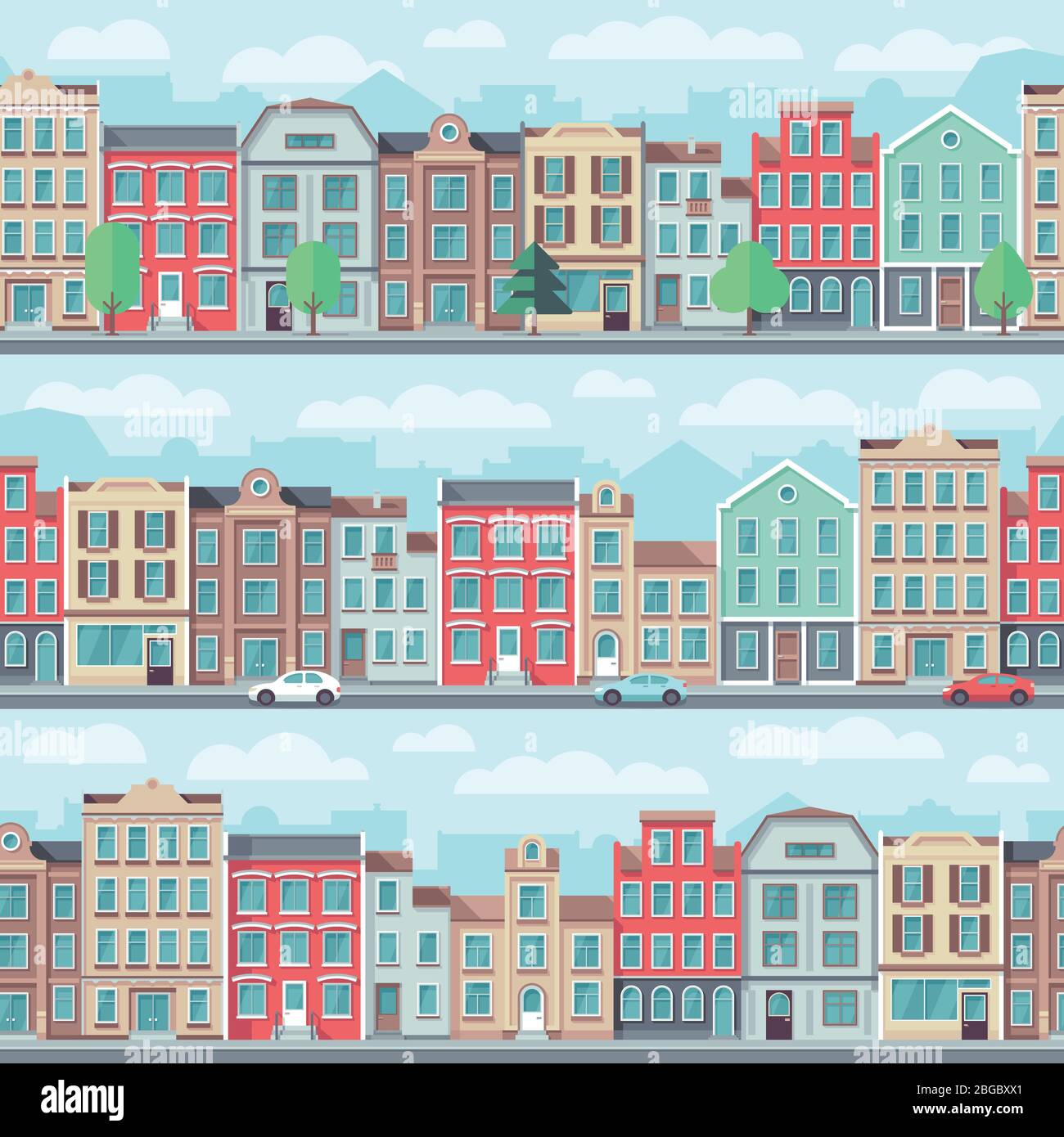 Cartoon Apartment Buildings Drawing Drawing A Cartoon School