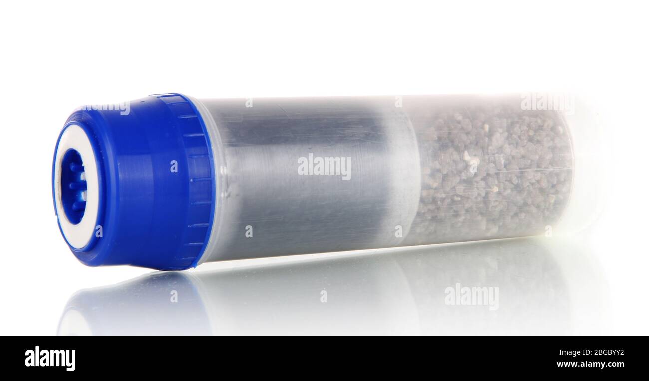 Water filter isolated on white Stock Photo - Alamy
