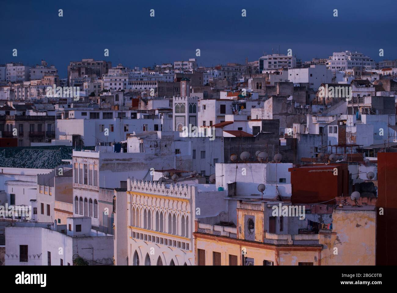 Tangier rooftops near the port Stock Photo - Alamy