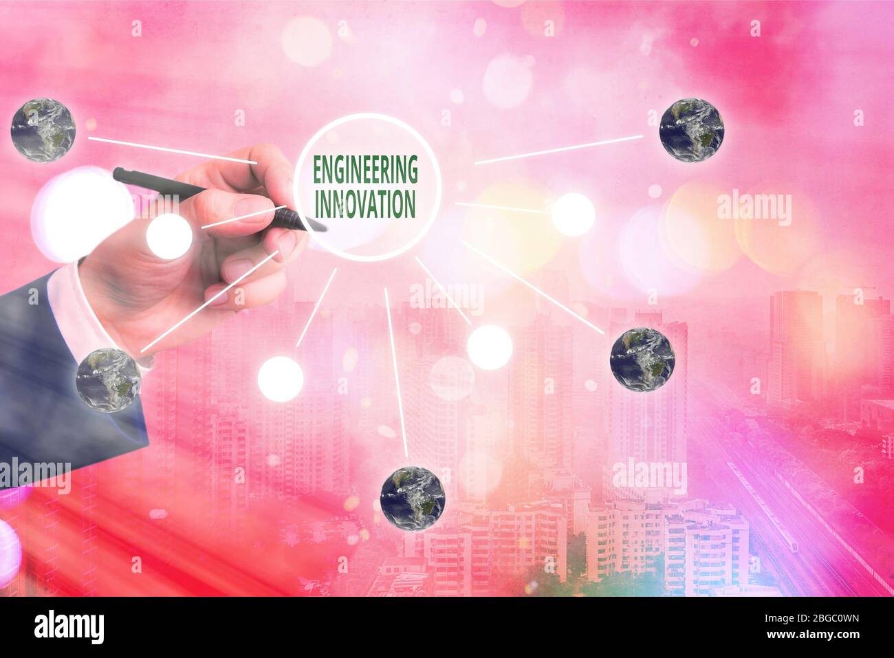 Conceptual hand writing showing Engineering Innovation. Concept meaning ...