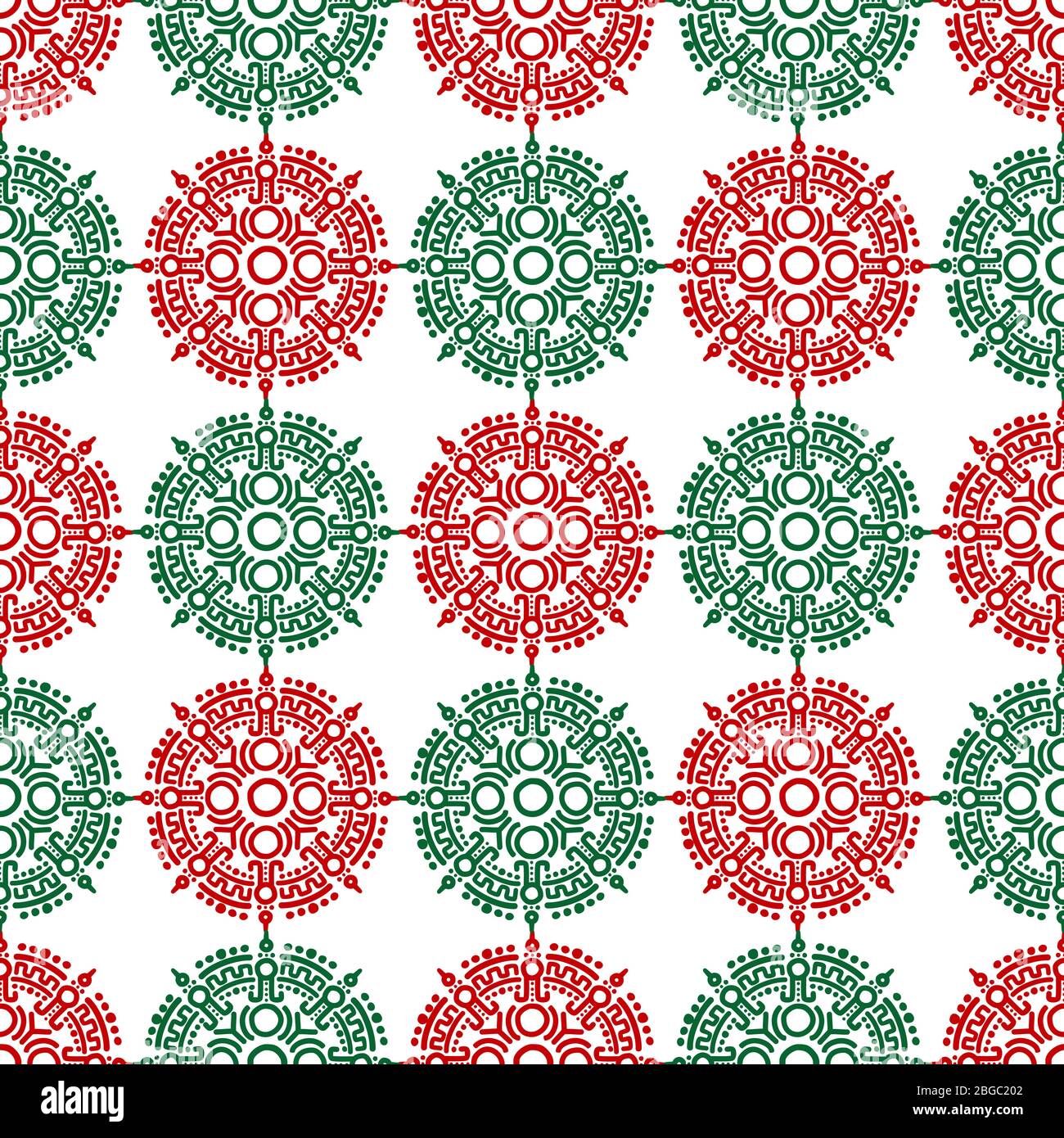 Abstract mayan ornamental seamless pattern - mexican style seamless ...