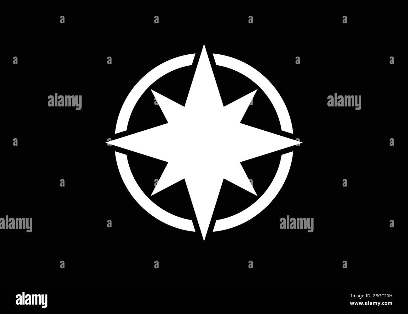 Creative Compass Concept Logo Design Template. Compass Logo sign and ...