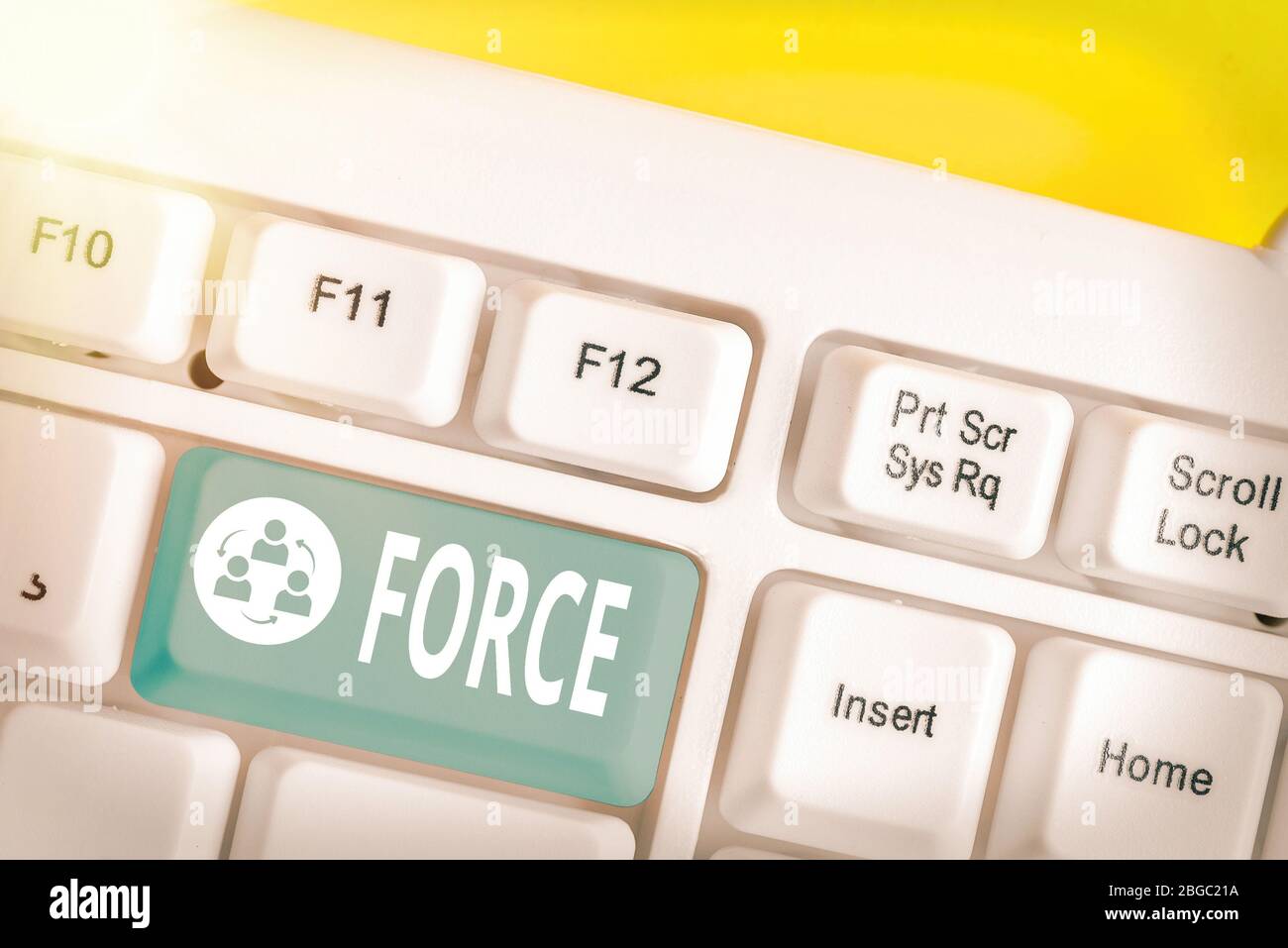 Word writing text Force. Business photo showcasing strength or energy ...