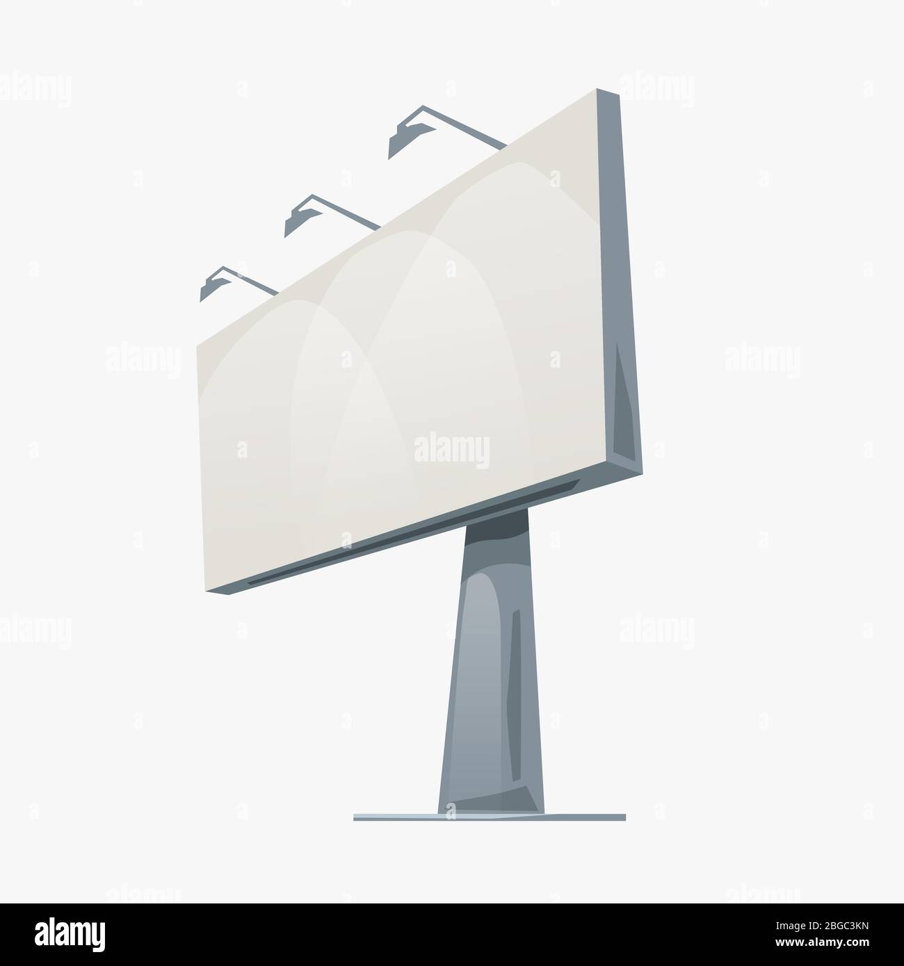 cartoon billboard isolated on white Stock Vector Image & Art - Alamy