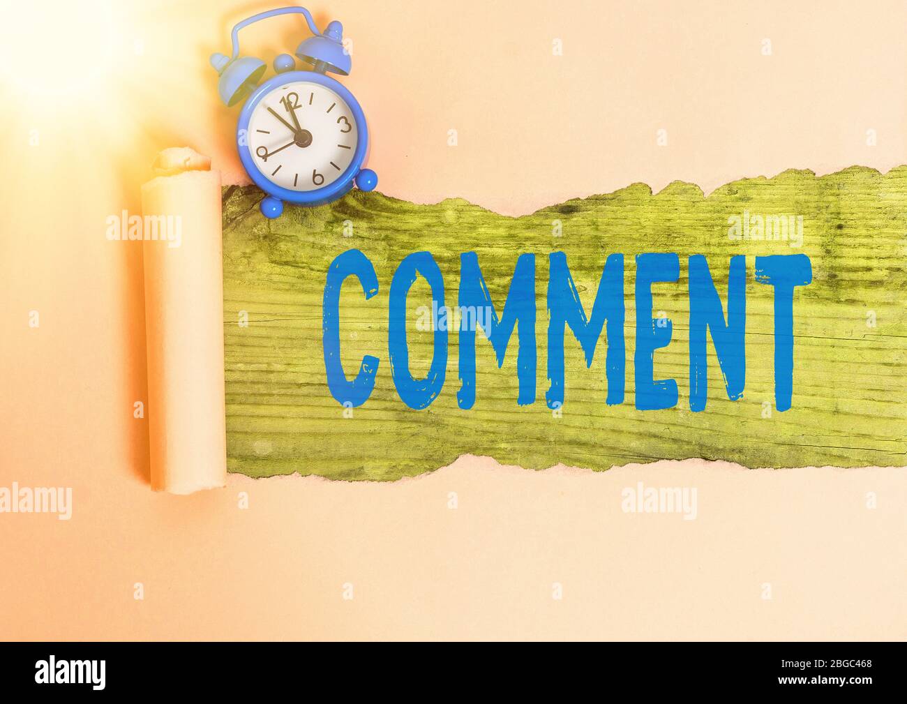 Writing note showing Comment. Business concept for Verbal Written ...