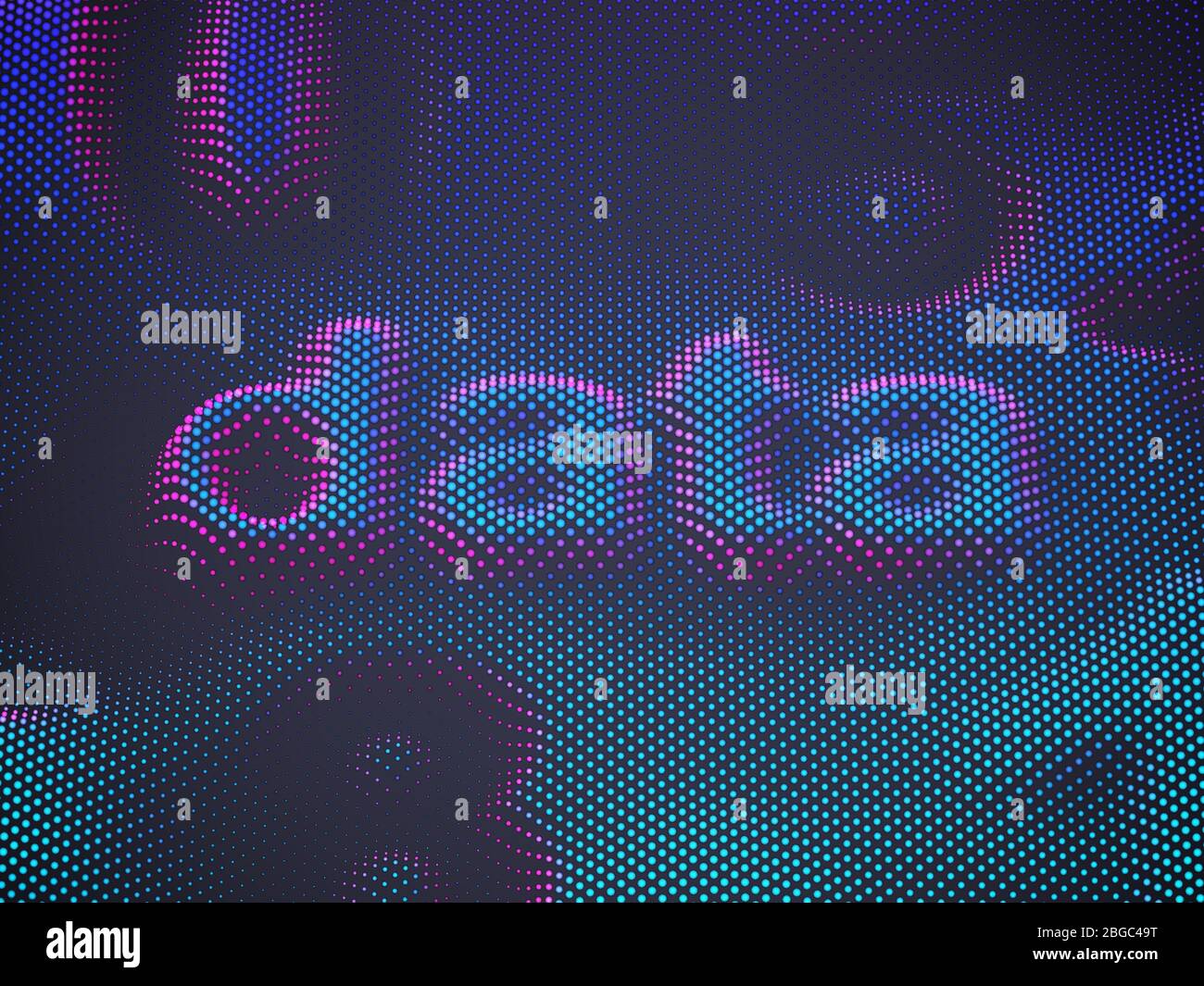 3D word Data with digits on pixelated digital surface Stock Vector ...