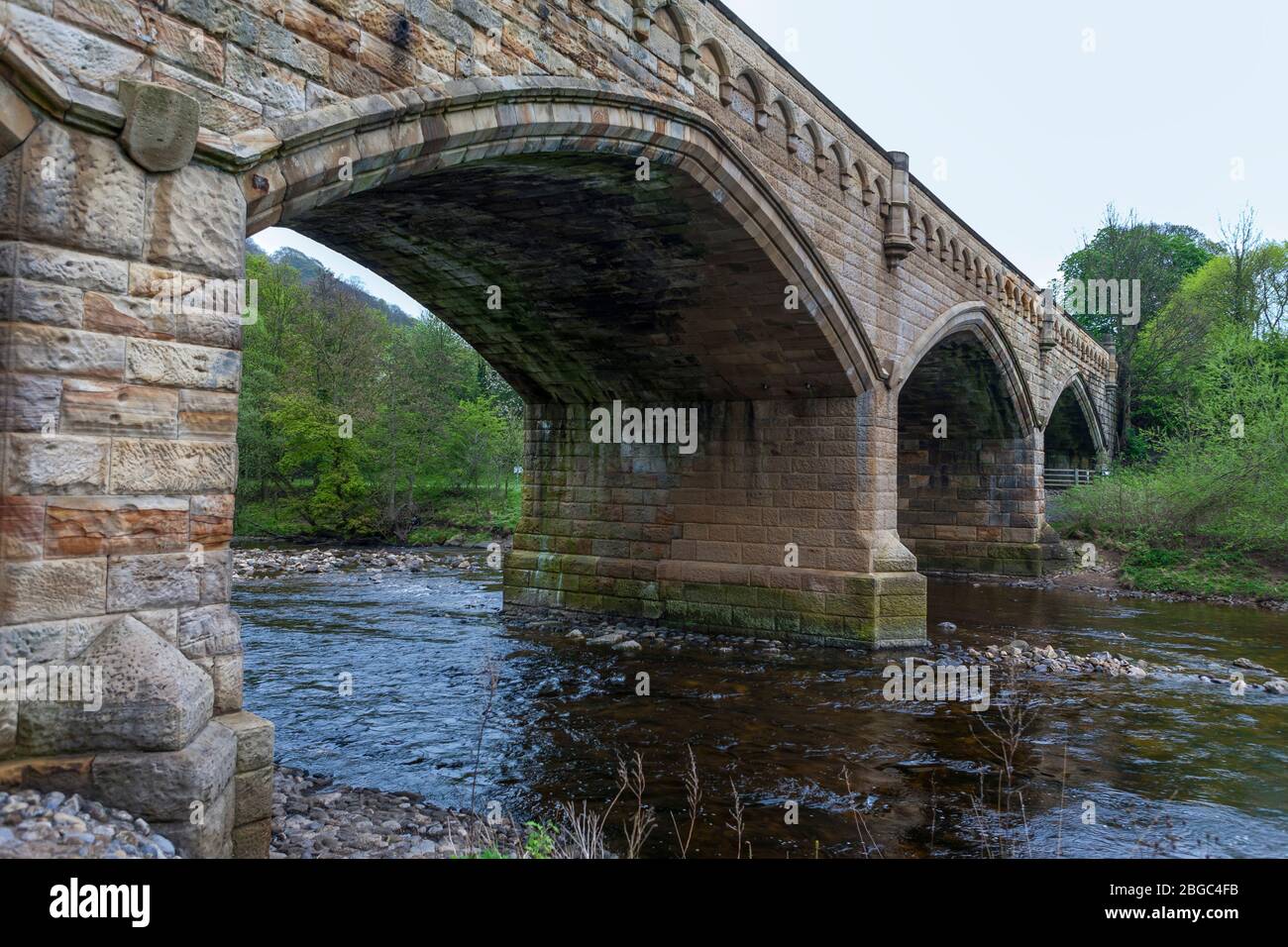Mercury Bridge, aka Station Bridge over the River Swale, Richmond ...
