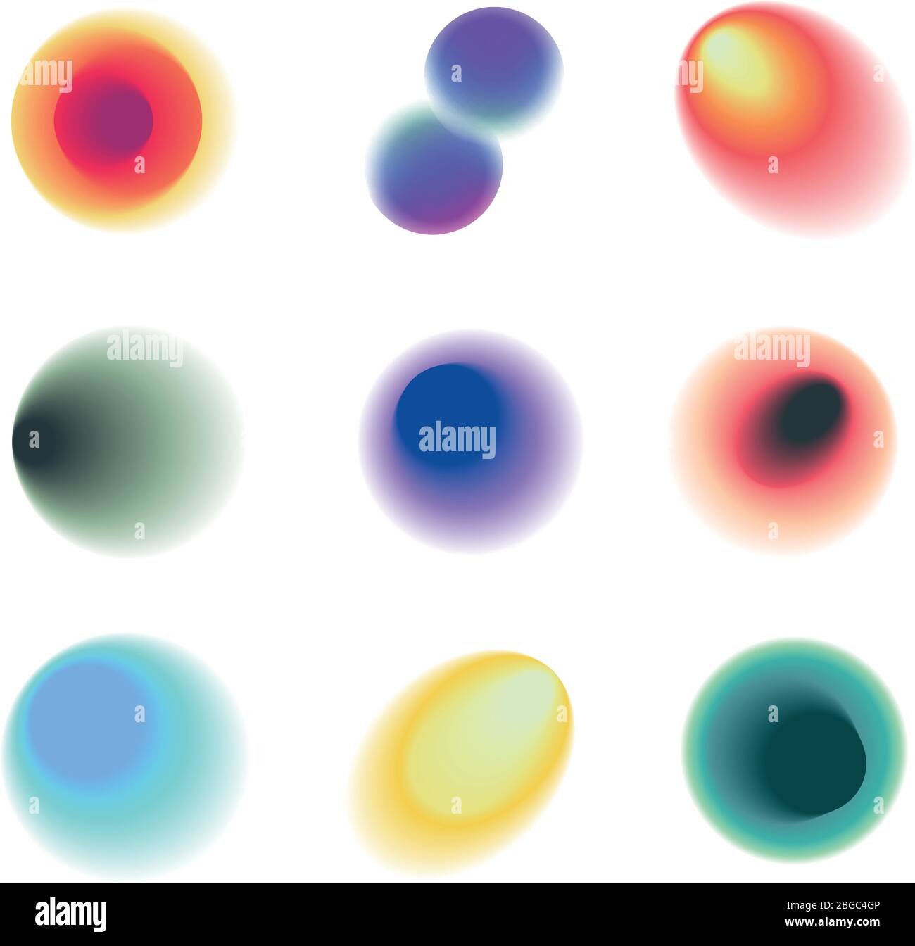 Vibrant color spots Stock Vector Images - Alamy