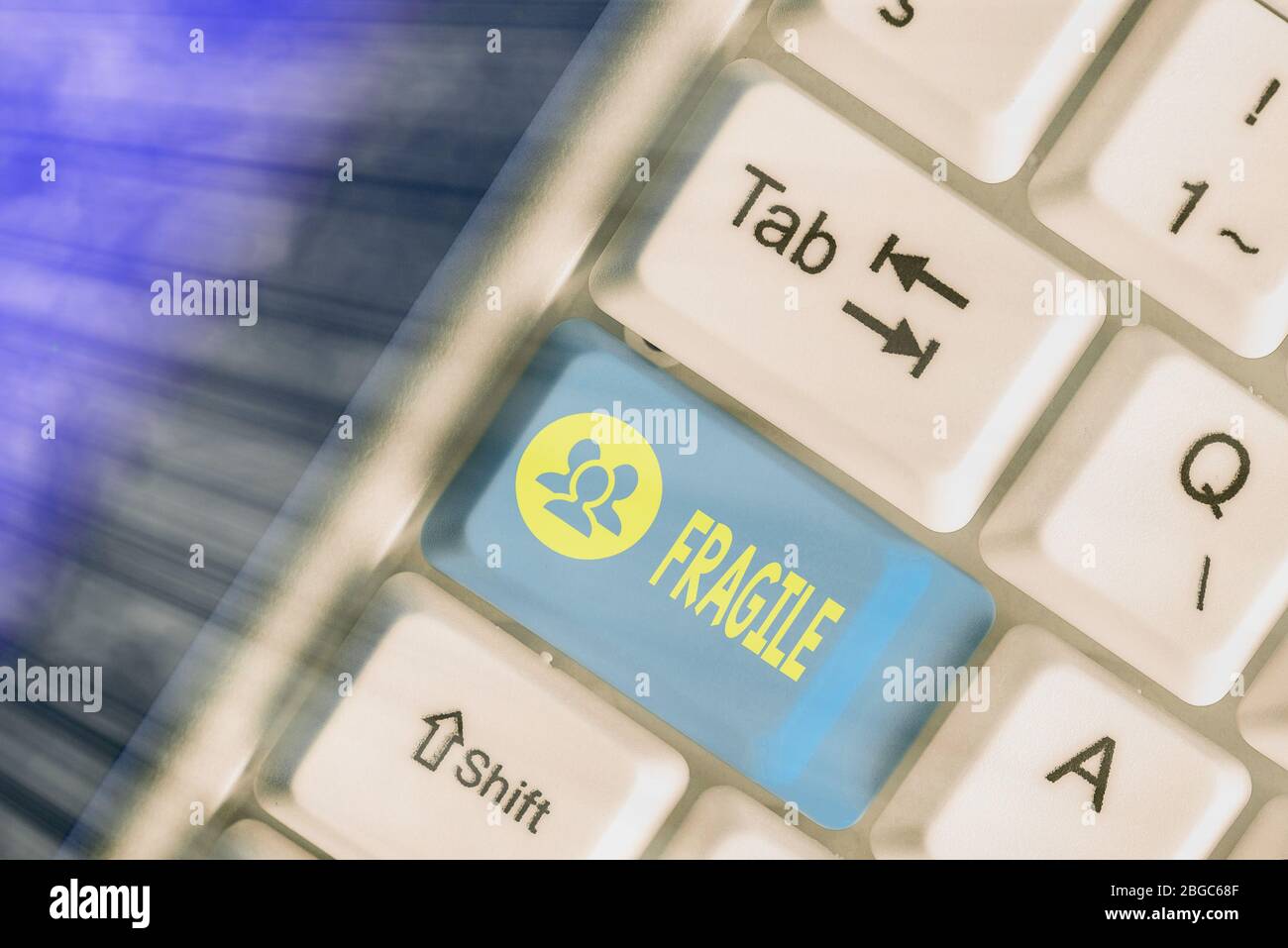 Writing note showing Fragile. Business concept for Breakable Handle ...