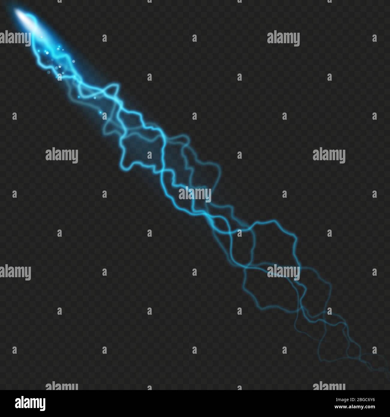 Thunder and lightning experiment Stock Vector Images - Alamy