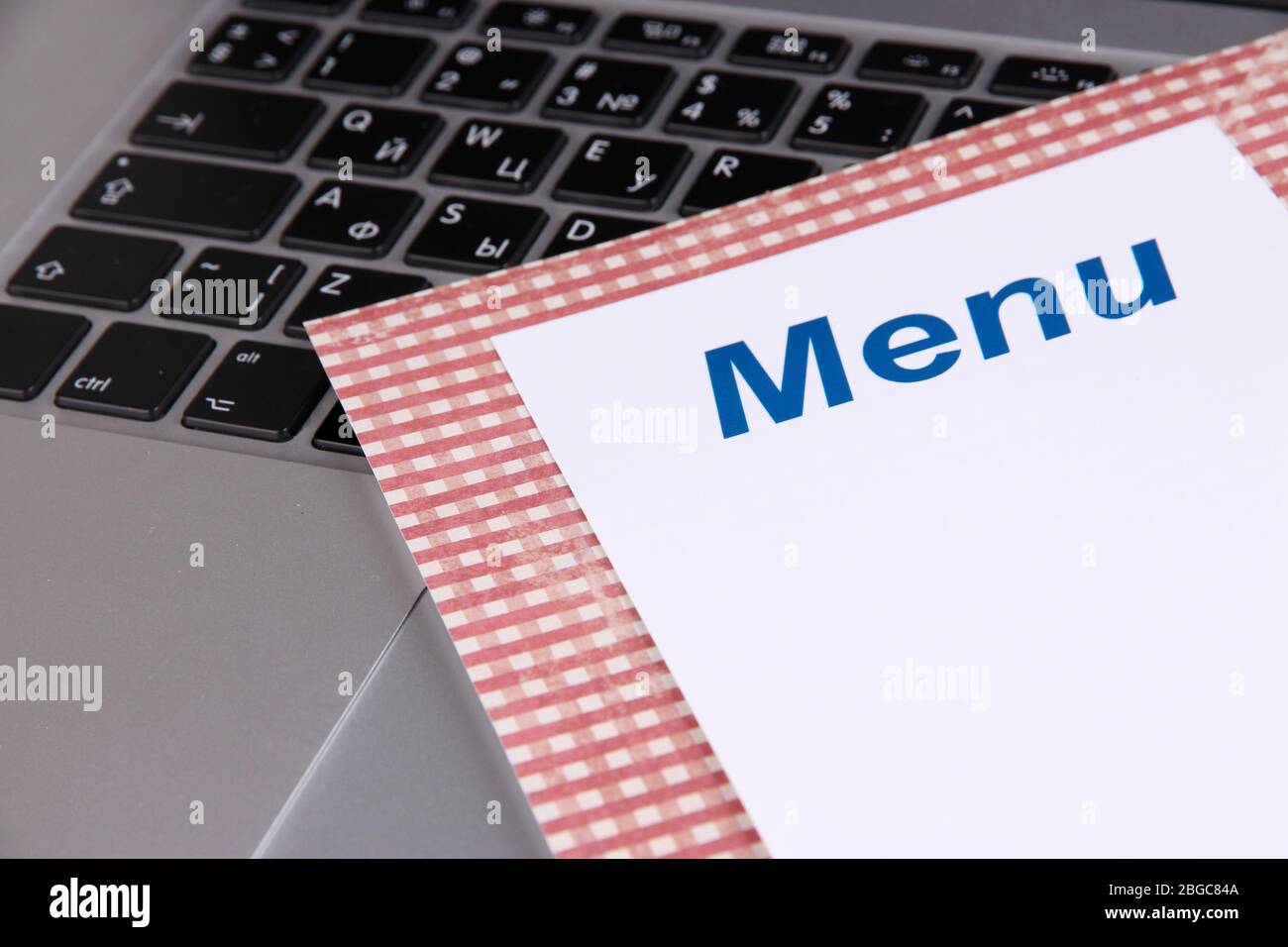 Menu on computer keyboard hi-res stock photography and images - Alamy