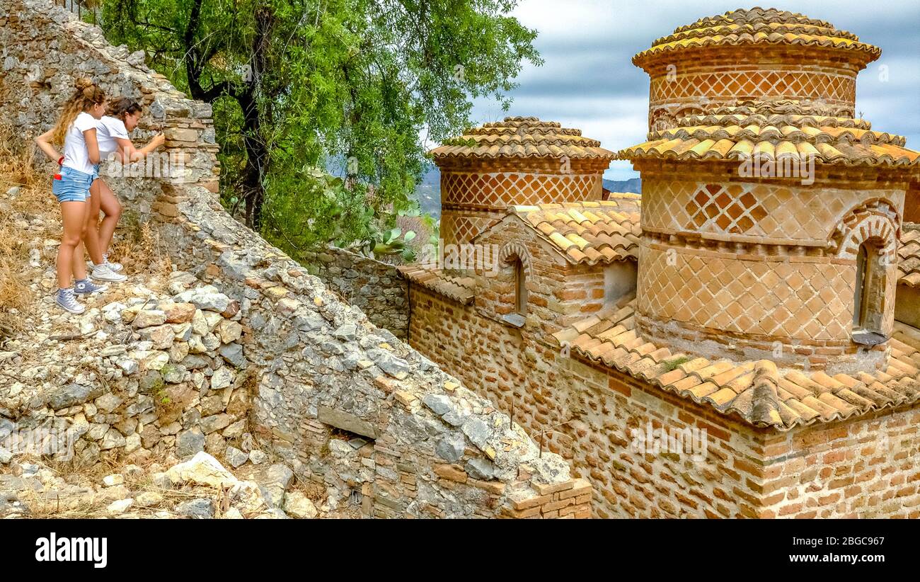 Italy Calabria Aspromonte National Park - Stilo - La Cattolica Stock ...
