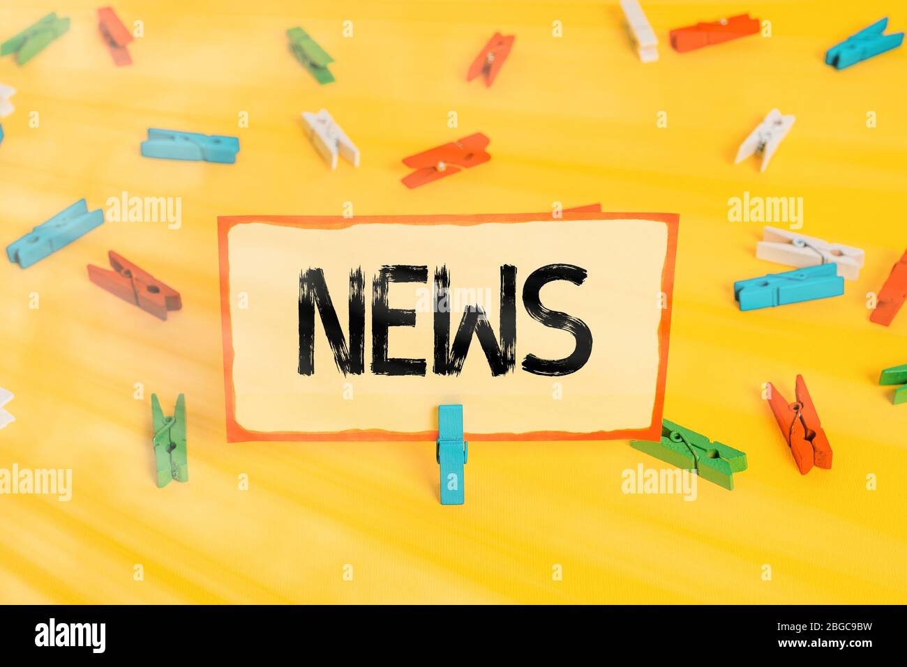 Conceptual hand writing showing News. Concept meaning a spoken or ...