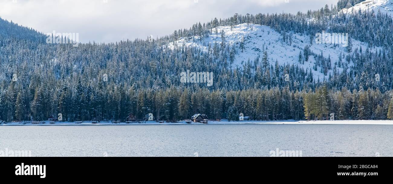 Donner Lake Snow High Resolution Stock Photography and Images - Alamy