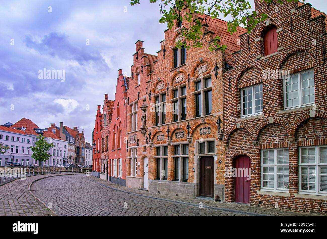 Red brick house belgium hi-res stock photography and images - Alamy