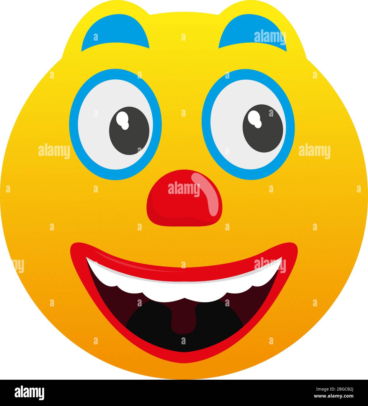 Isolated crazy happy emoji Stock Vector Image & Art - Alamy