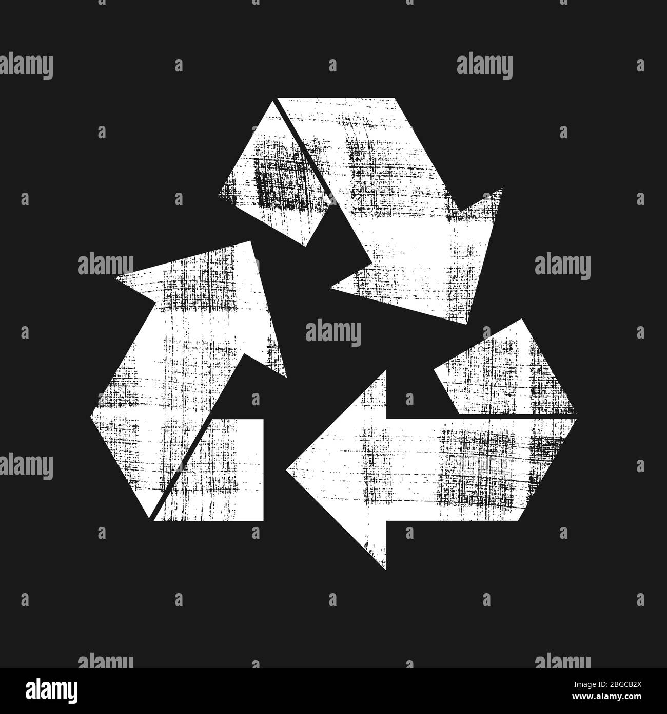 Recycle symbol Black and White Stock Photos & Images - Alamy