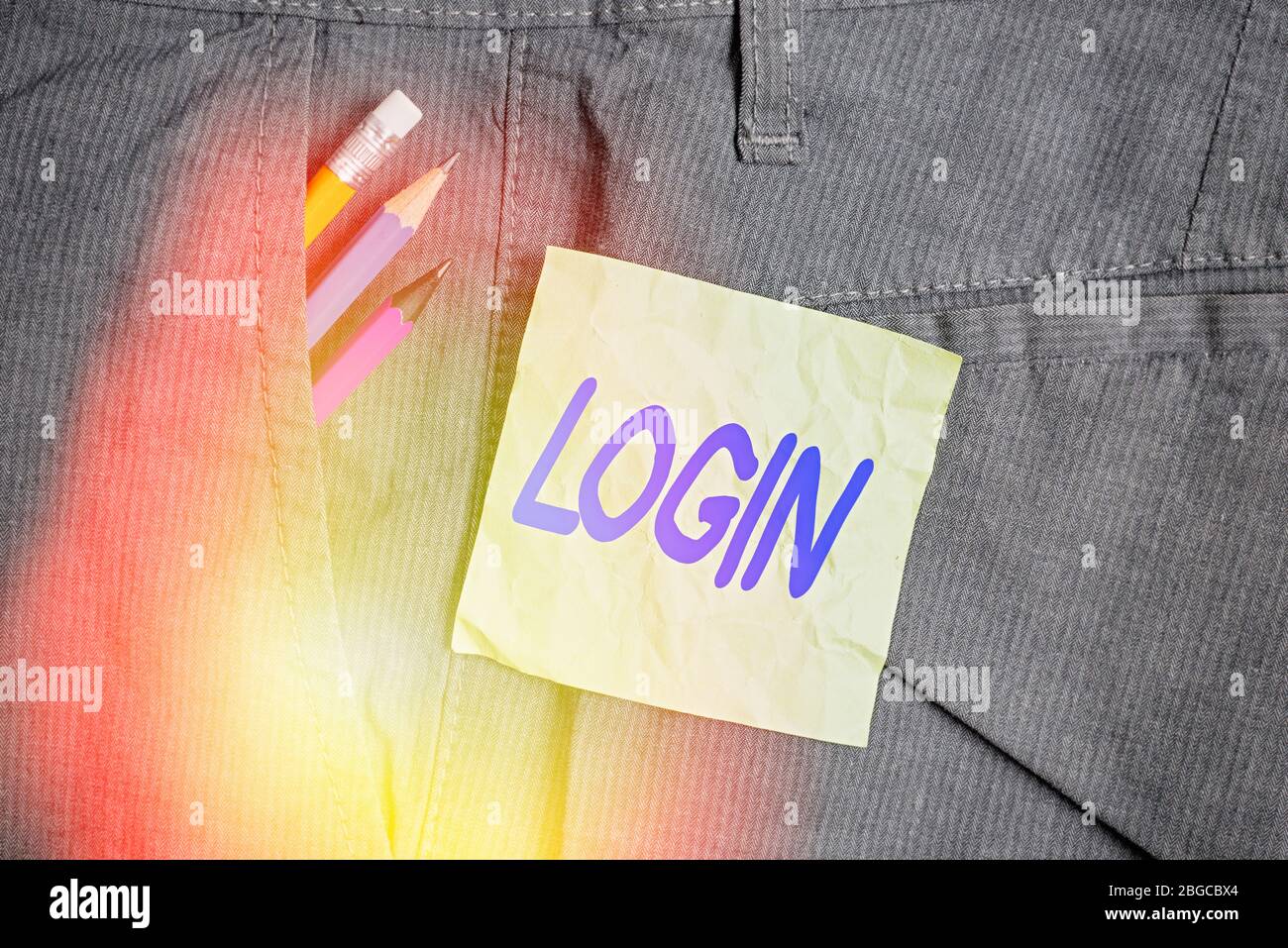 Conceptual hand writing showing Login. Concept meaning Entering website ...
