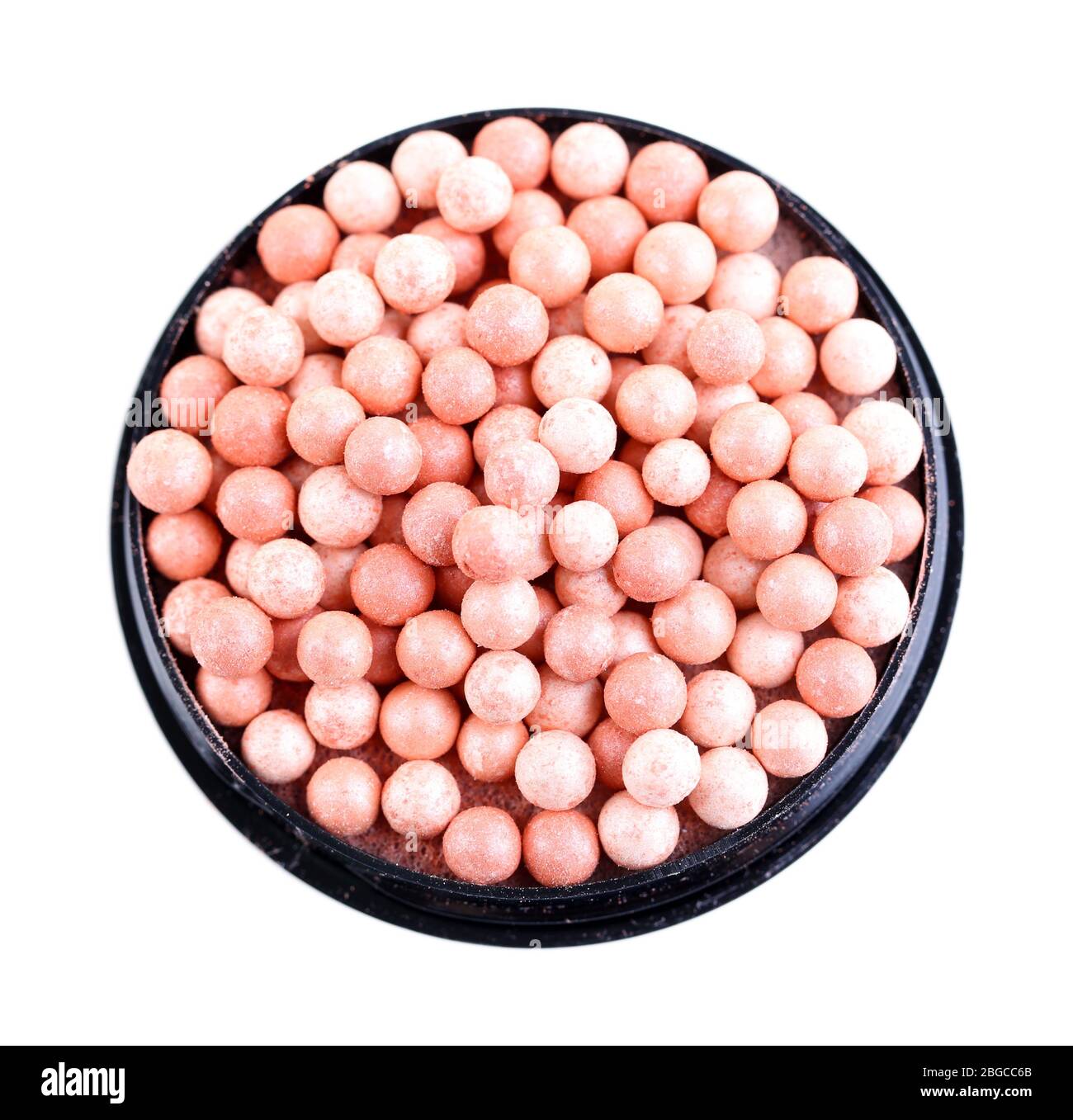 Powder balls isolated on white Stock Photo - Alamy