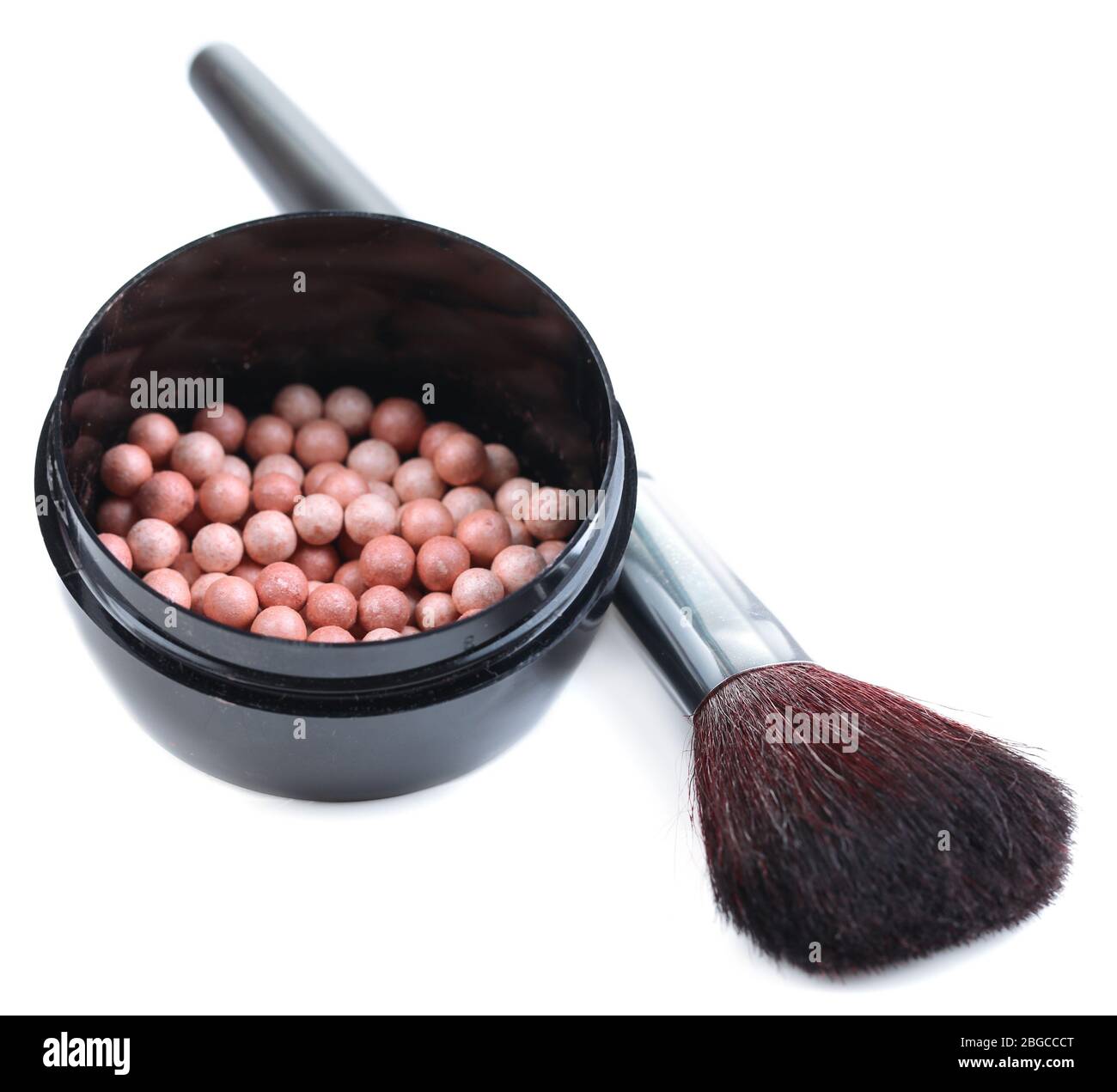 Powder balls isolated on white Stock Photo - Alamy