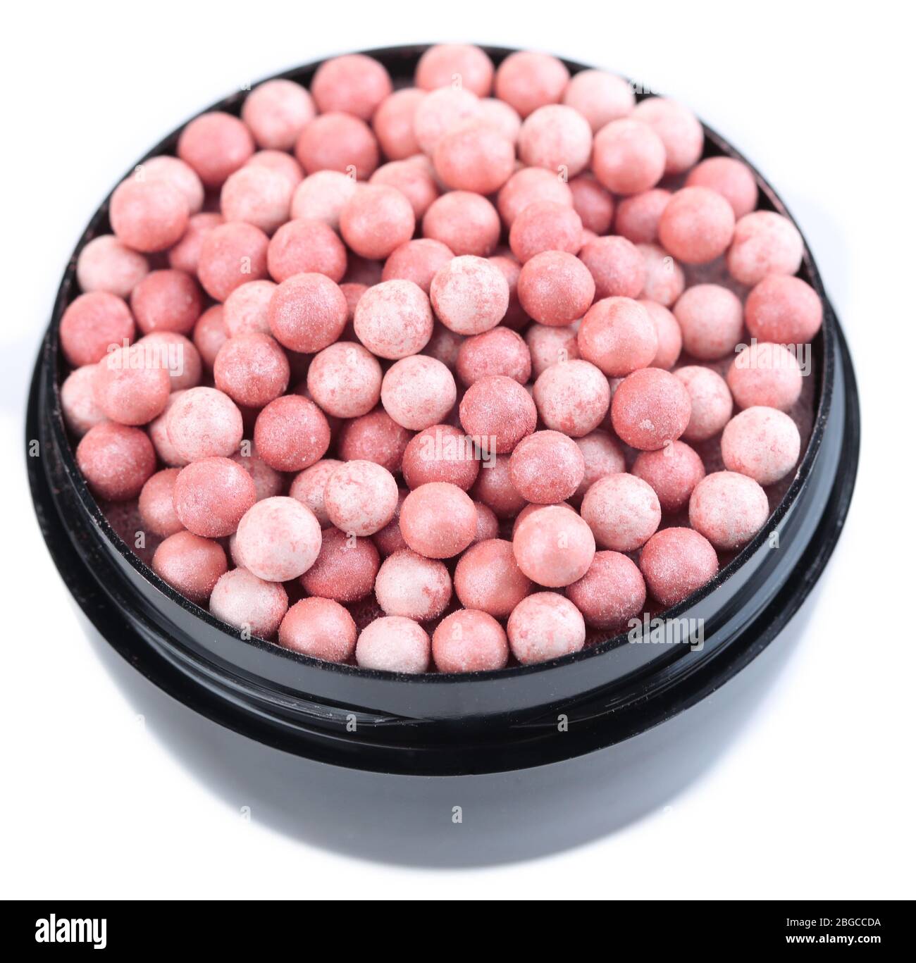 Powder balls isolated on white Stock Photo - Alamy