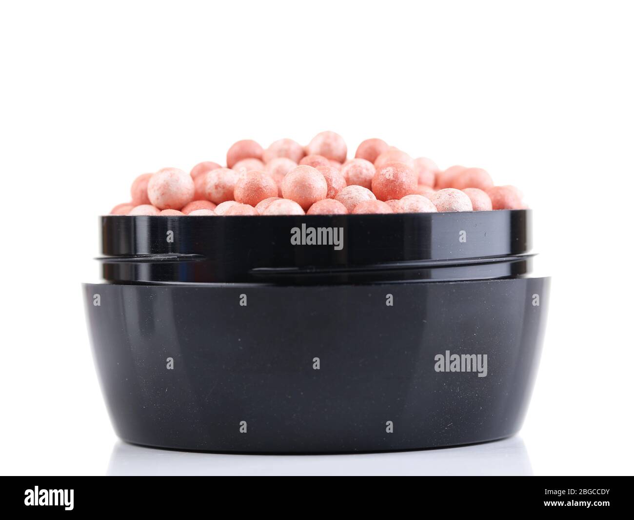 Powder balls isolated on white Stock Photo - Alamy