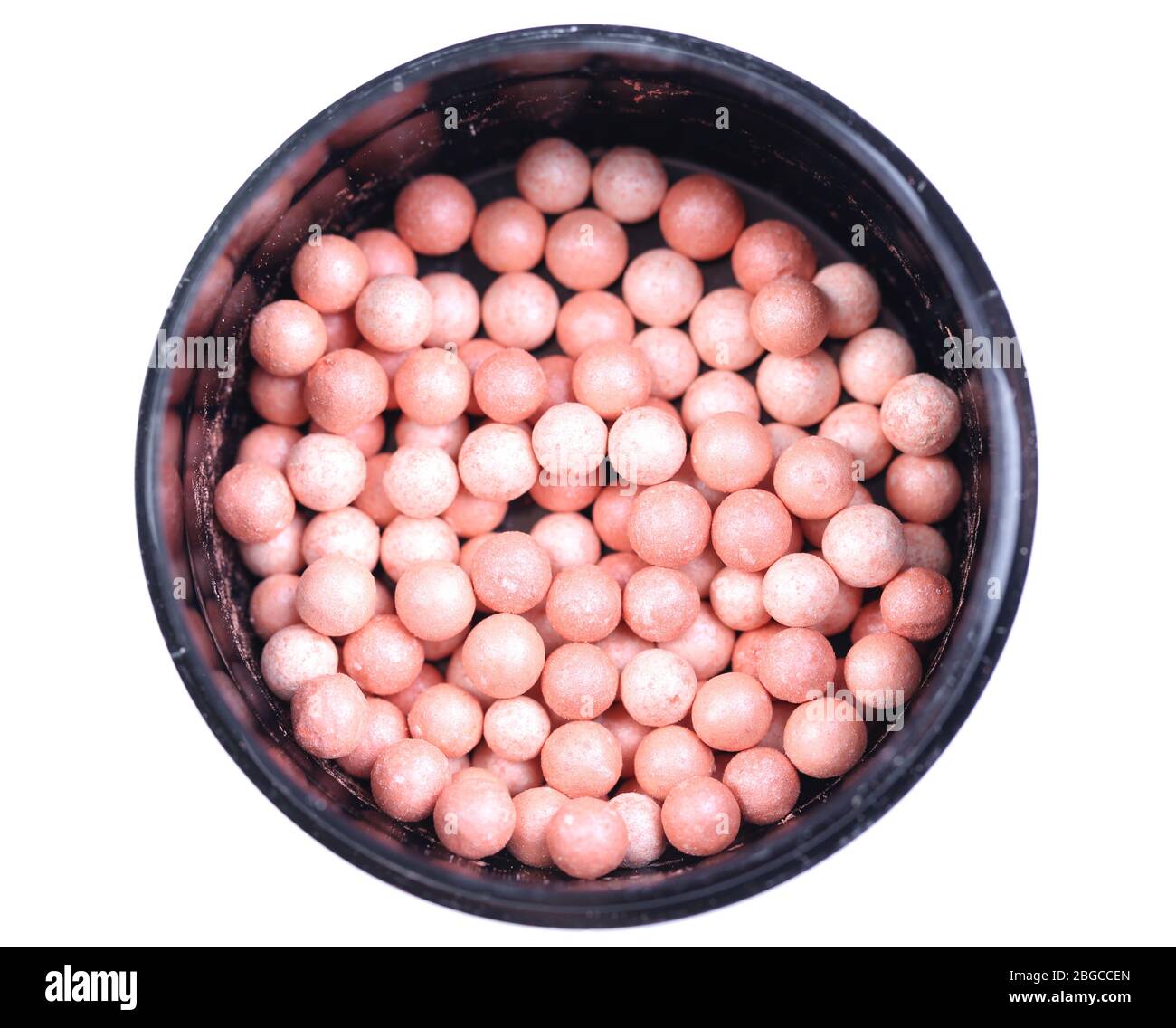 Powder balls isolated on white Stock Photo - Alamy