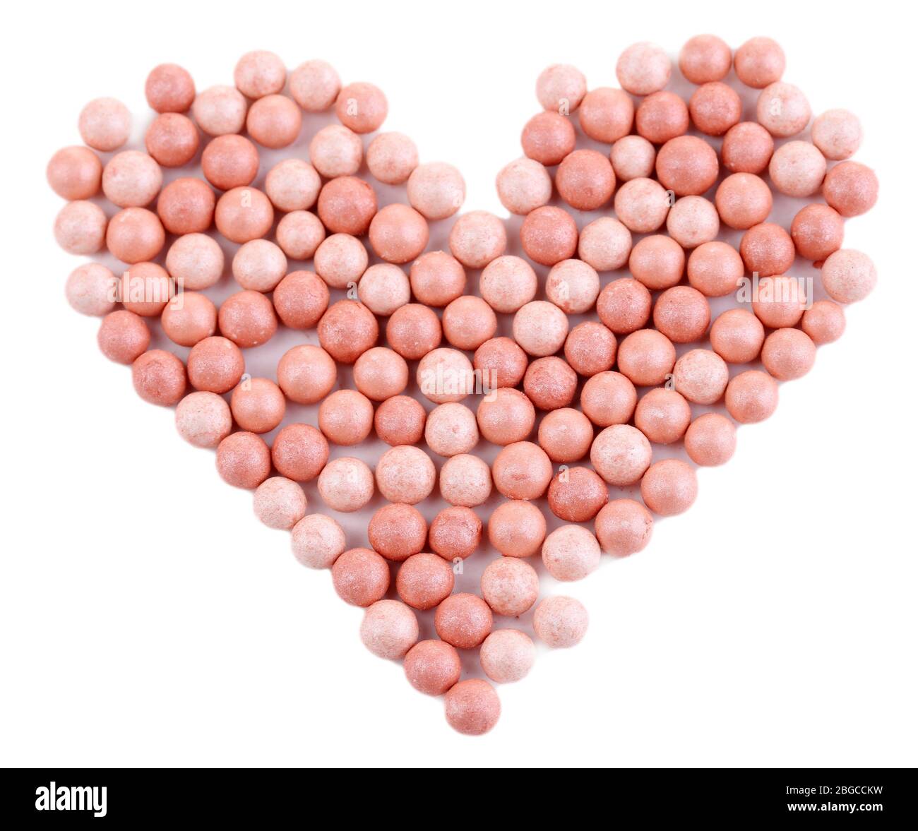 Powder balls isolated on white Stock Photo - Alamy