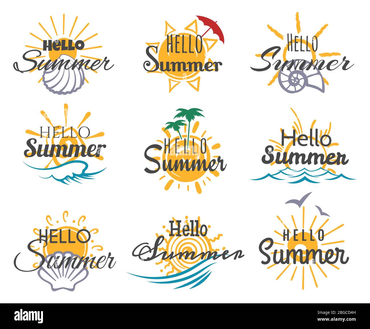 Hello sun Cut Out Stock Images & Pictures - Alamy