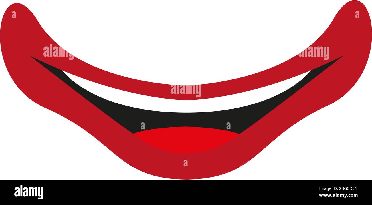 Isolated big happy smile Stock Vector Image & Art - Alamy