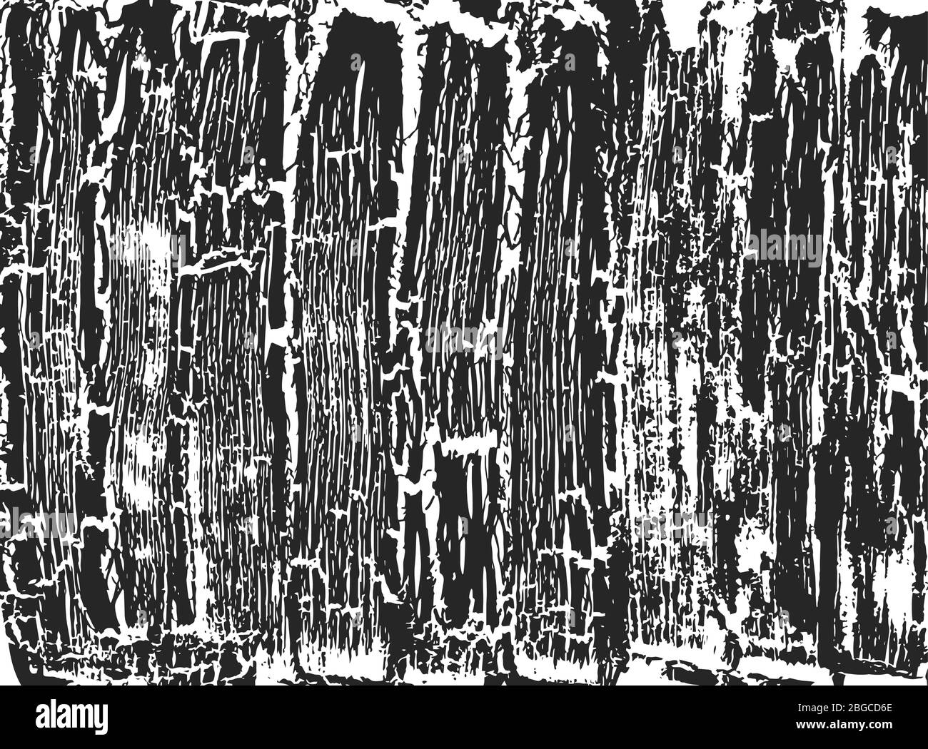 Damaged antique surface. Black cracked paint vector texture. Grunge ...